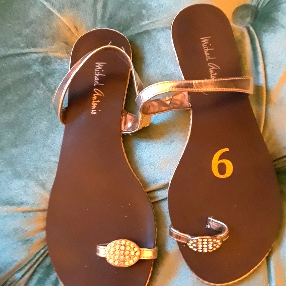 Michael Antonio | Shoes | Gorgeous Flats With Bedazzled Toe Detail ...